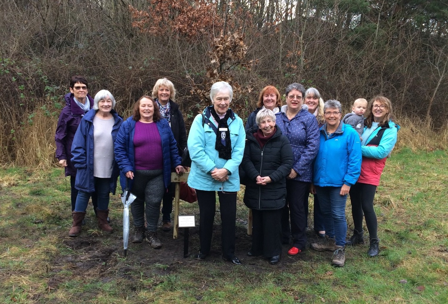 West End Girls -Sankey Valley Plant an Oak Tree - Cheshire WI